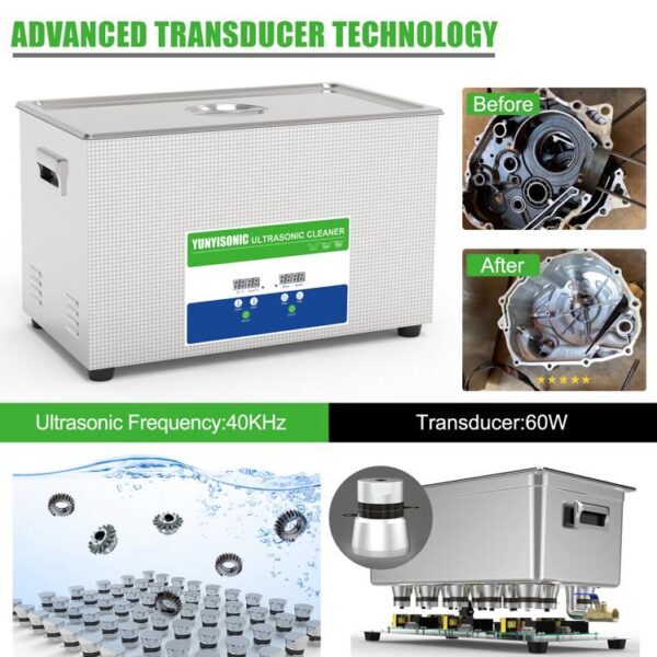 30L Large Tank Ultrasonic Cleaning Machine | Eco-Friendly 220V Cleaner ...