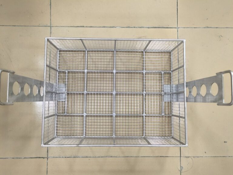 Ultrasonic Cleaning Stainless Steel SUS304 Wire Mesh Baskets For Home ...